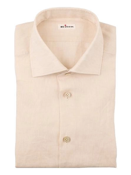 Kiton Linen Button-up Shirt - No