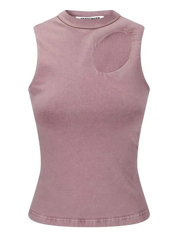 Ottolinger Donut Exo Cutout Tank Top - Nude