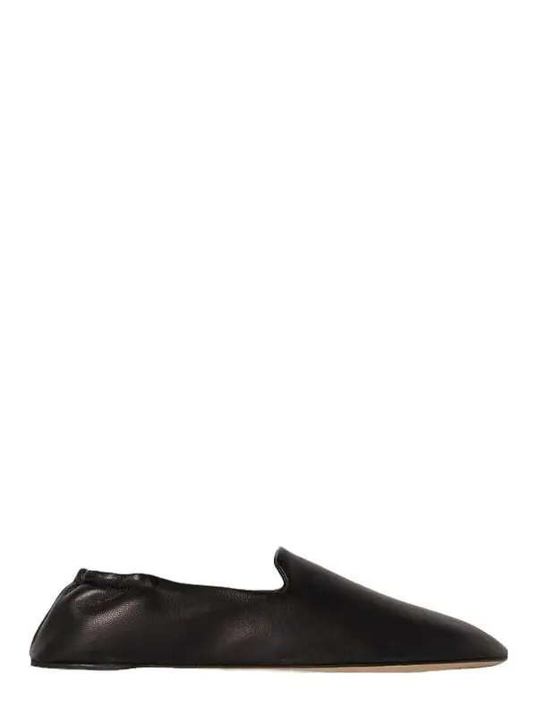 THE ROW Casa Slipper - Black