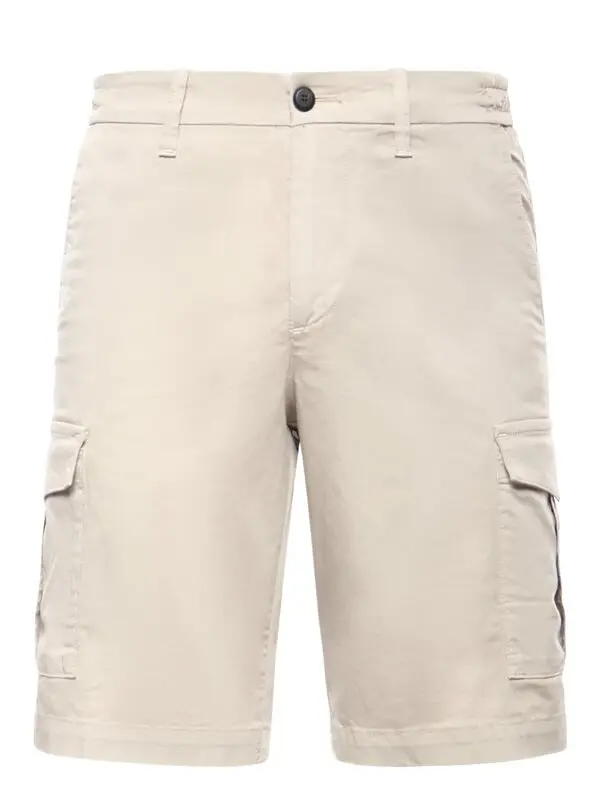 Eleventy Cargo Shorts With Belt Loops And Multiple Pockets - Nude