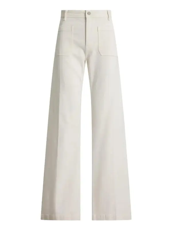 Polo Ralph Lauren Flare Patch-pocket Pants - White