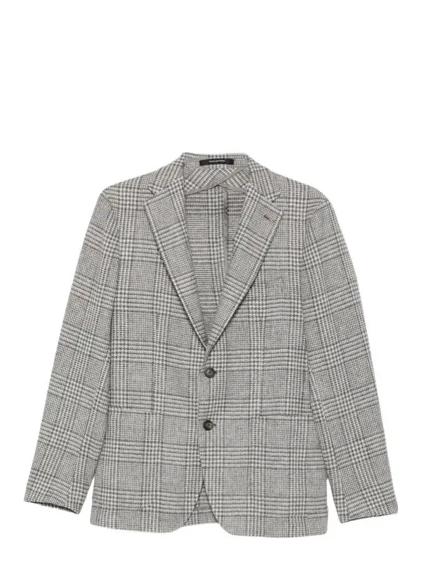 Tagliatore Long-sleeved Suit Jacket - Gray