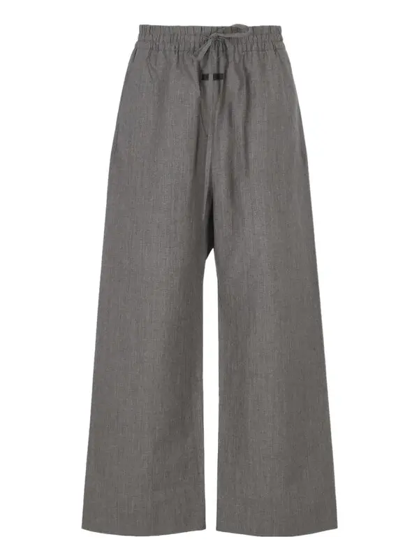 Fear Of God Drawstring Casual Pants - Gray