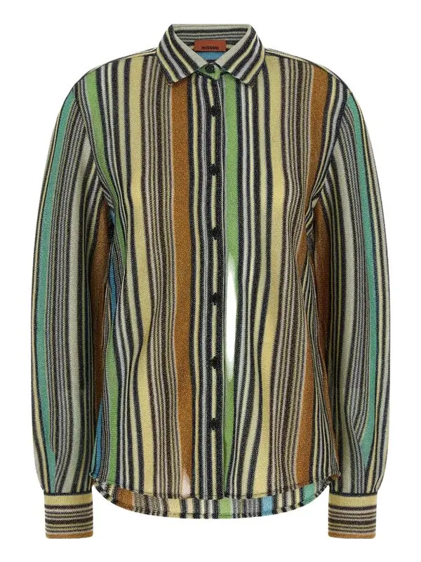 Missoni Striped Button-up Shirt - Multicolor