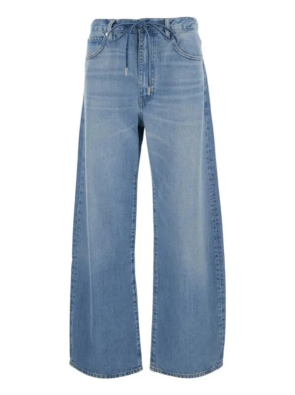 FRAME The Off Duty Wide-leg Jeans - Blue