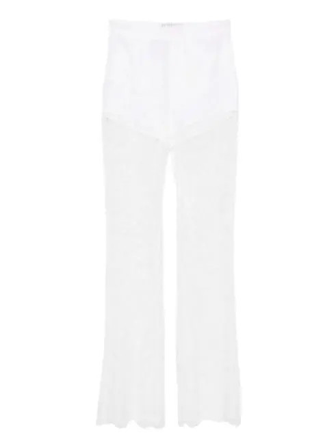 Giuseppe Di Morabito Lace Trousers - White