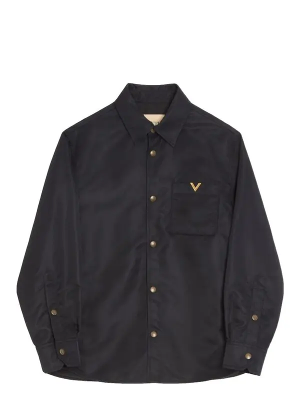 Valentino Garavani Vgold Shirt Jacket - Black