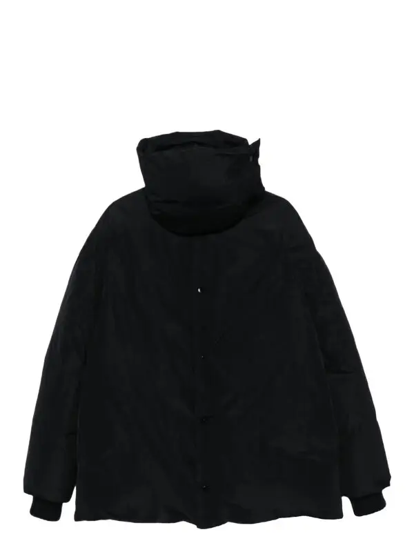Fabiana Filippi High Neck Quilted Cotton-padded Jacket - Black