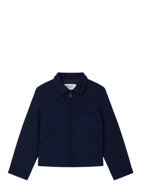 Bonpoint Long Sleeve Zip Jacket - Ink