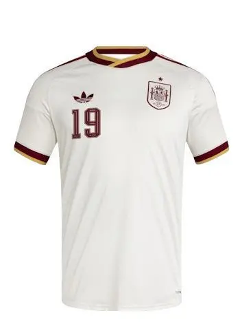 Adidas Spain 2026 Away Jersey Yamal - Off White