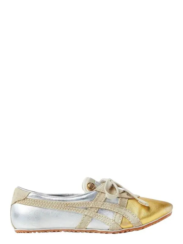 Asics Onitsuka Tiger Taichi Sakura Metallic Sneakers - Silver/gold