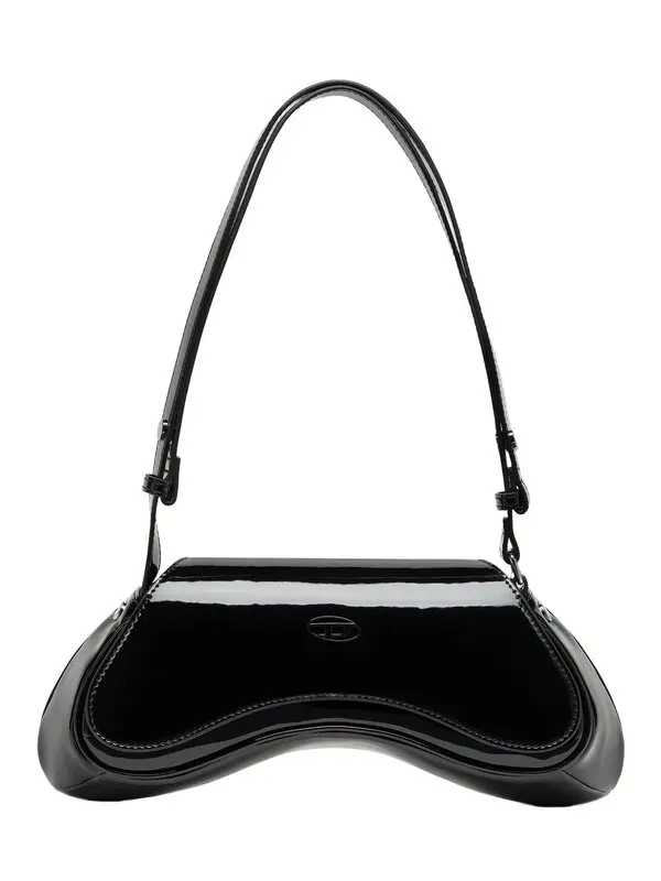 DIESEL® Play Glossy Crossbody Bag - Black