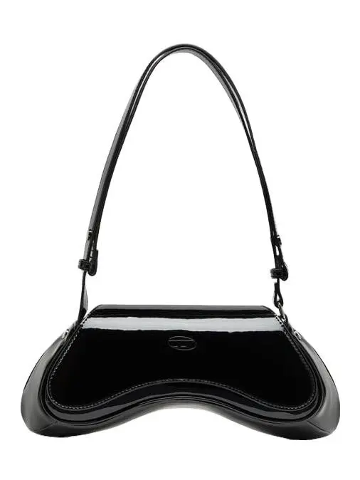 DIESEL® Play Glossy Crossbody Bag - Black
