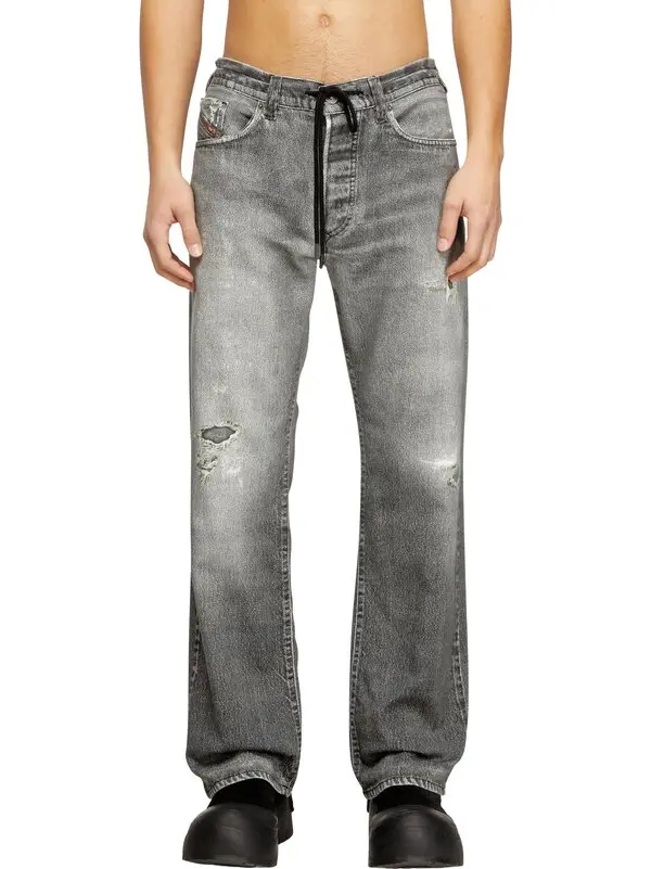 DIESEL® Relaxed Fit Jog Jeans - Grey