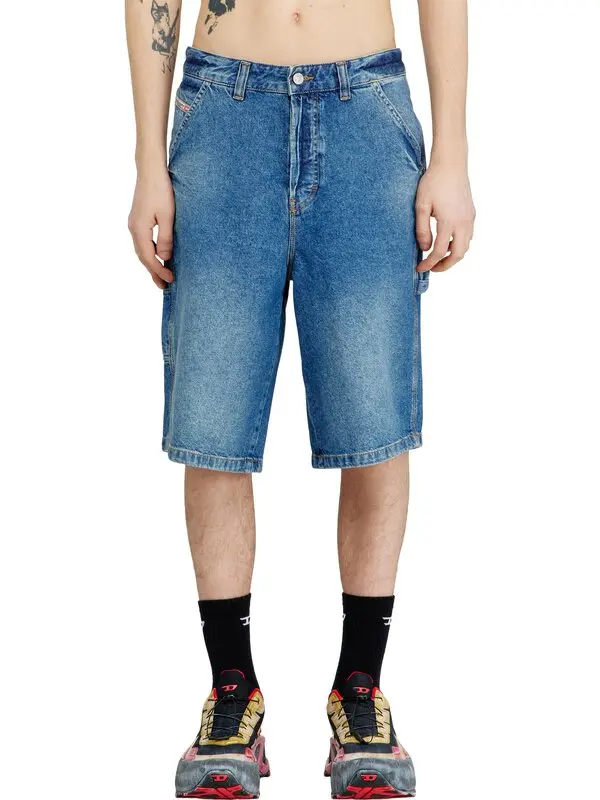 DIESEL® Utility Denim Shorts - Blue