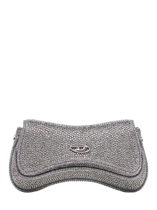 DIESEL® Play-small Crystal Crossbody Bag - Silver