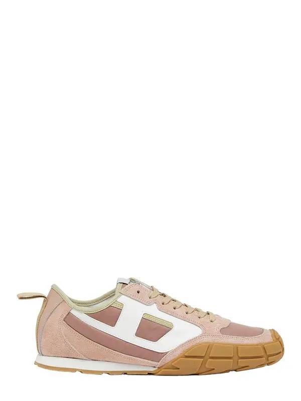 DIESEL® S-pagodha Leather, Suede And Ripstop Sneakers - Multicolor