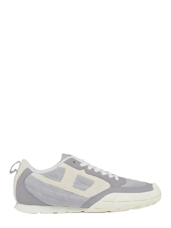 DIESEL® S-pagodha Quilted Suede Lace-up Sneakers - Grey
