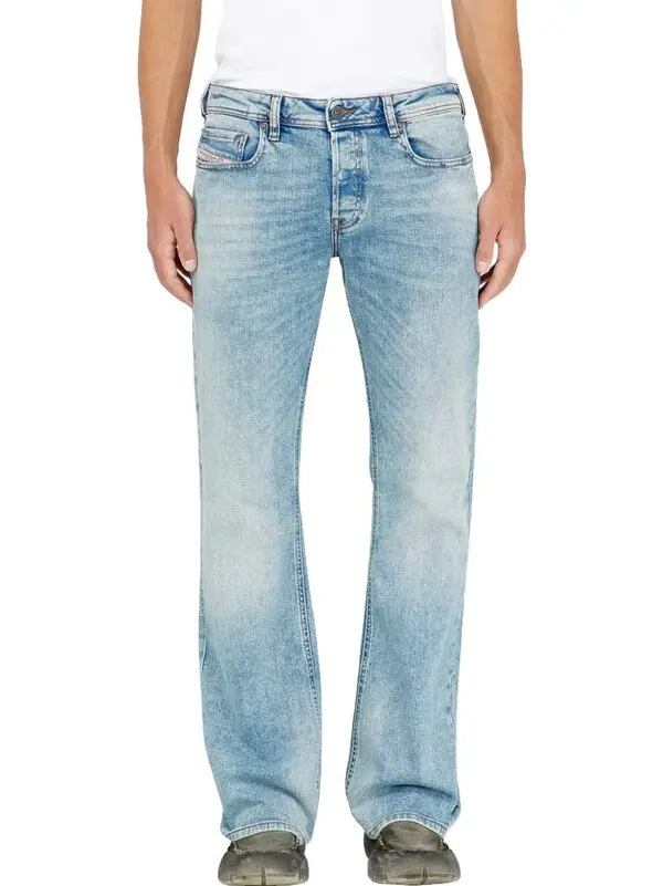 DIESEL® Zatiny Bootcut Jeans With Low Waist And Button Fly - Blue