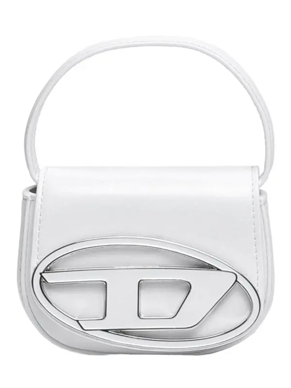 DIESEL® 1dr Xs-iconic Mini Bag With D Logo Plaque - White