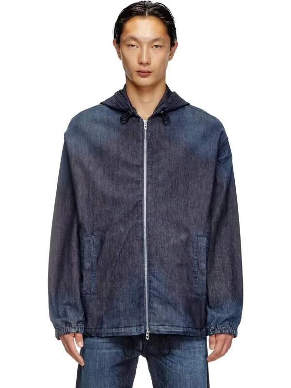 DIESEL® Jogg Jeans Hooded Jacket - Blue