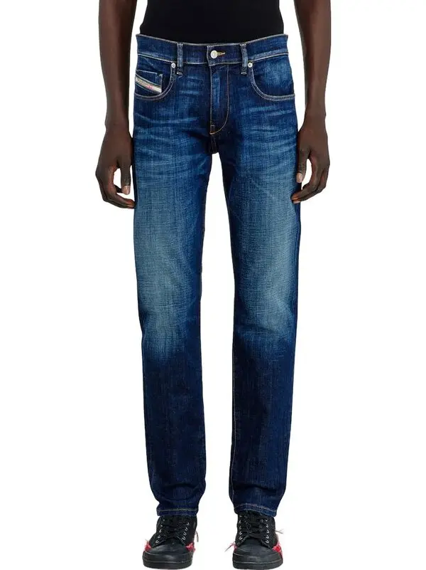 DIESEL® Slim Fit Jeans With Medium Waist And Zip Fly - Blue