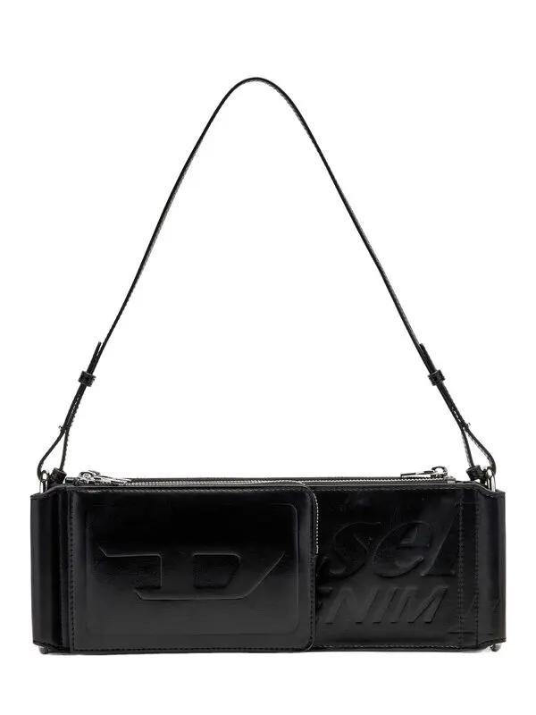 DIESEL® Modular Logo-embossed Shoulder Bag - Black
