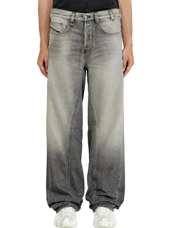 DIESEL® Relaxed Fit Low Waist Jeans - Grey