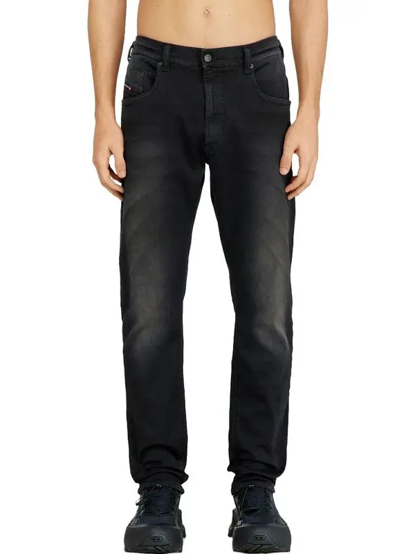 DIESEL® D-krooley-bw Joggjeans With Elastic Waistband - Black
