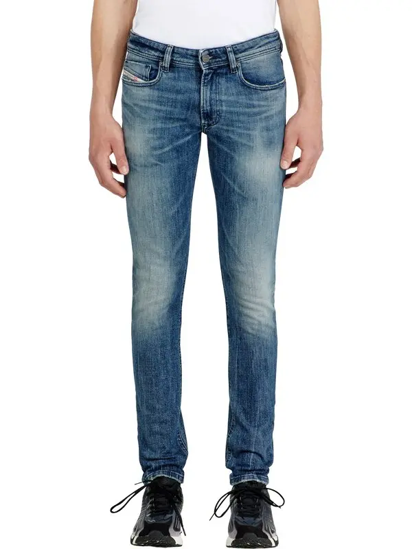DIESEL® Sleenker Skinny Jeans Low Waist, Medium Wash - Blue