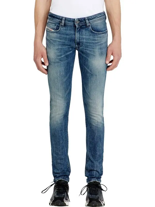 DIESEL® Sleenker Skinny Jeans Low Waist, Medium Wash - Blue