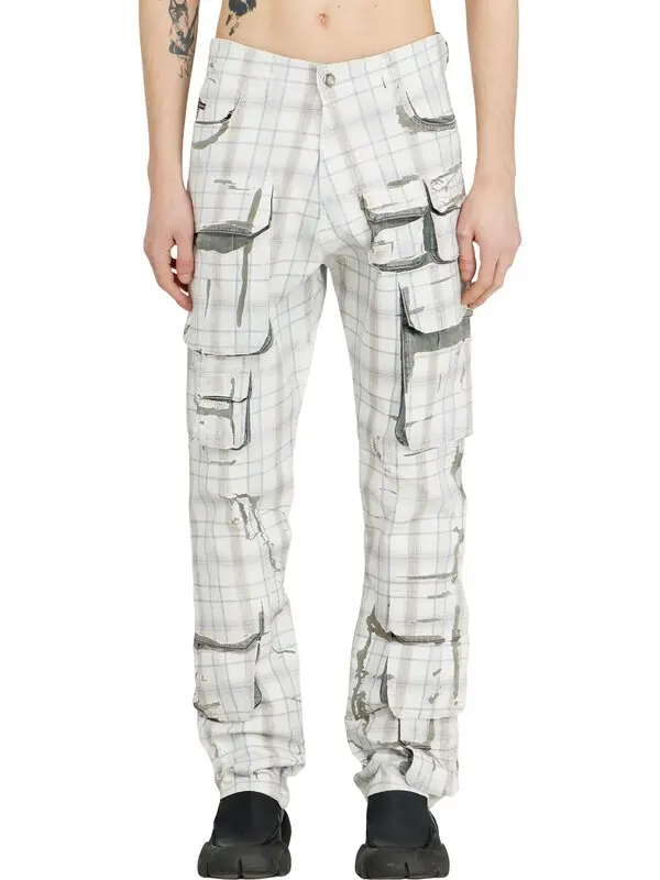 DIESEL® D-darek Slim Fit Cargo Pants - Grey