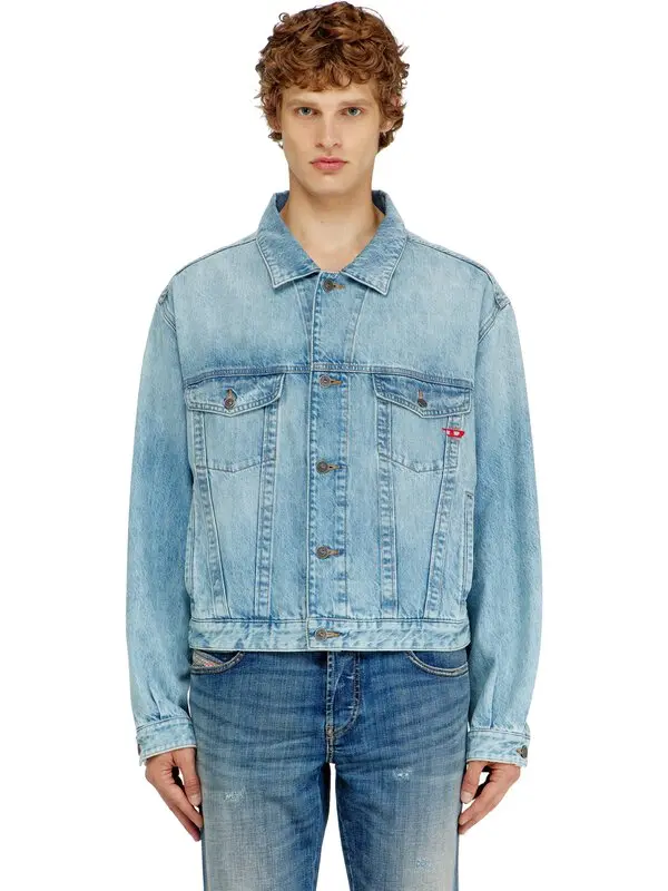 DIESEL® Trucker Jacket In Denim - Blue