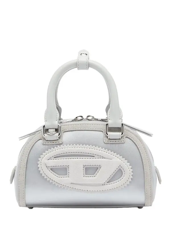 DIESEL® 1dr Dome Mini Crossbody Bag - Silver