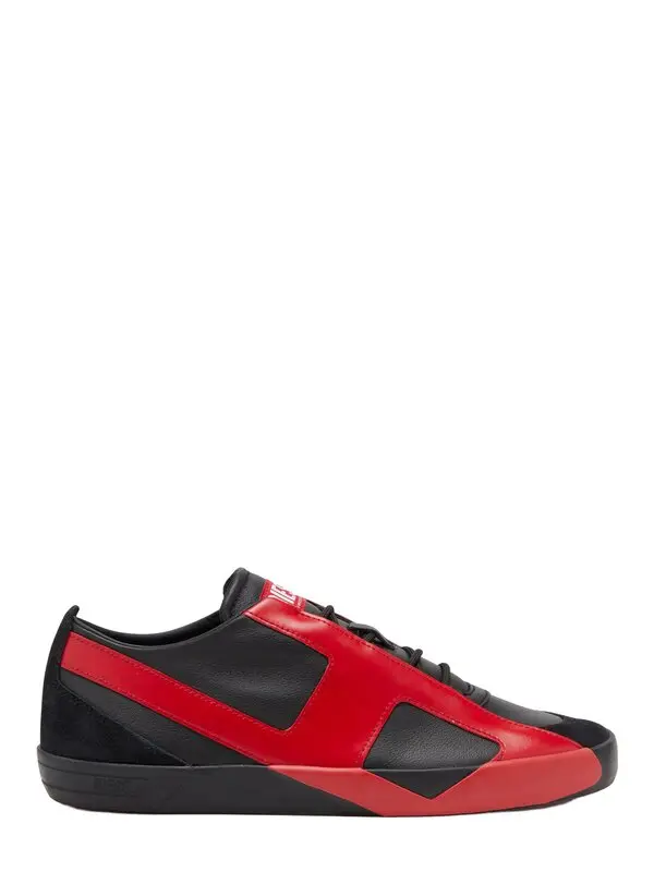 DIESEL® S-slante D Sneakers In Suede And Leather - Multicolor