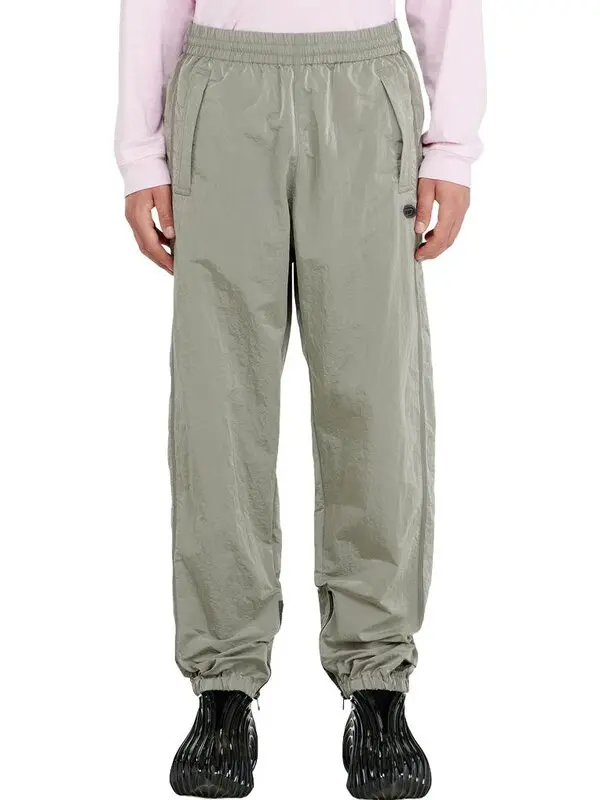 DIESEL® Nylon Pants With Crinkle Effect - Grey