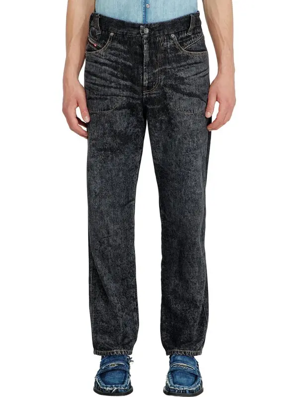 DIESEL® D-marcus Relaxed Low Waist Jeans - Black