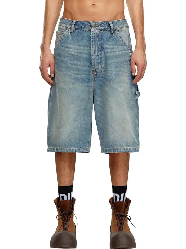 DIESEL® Denim Utility Shorts - Blue