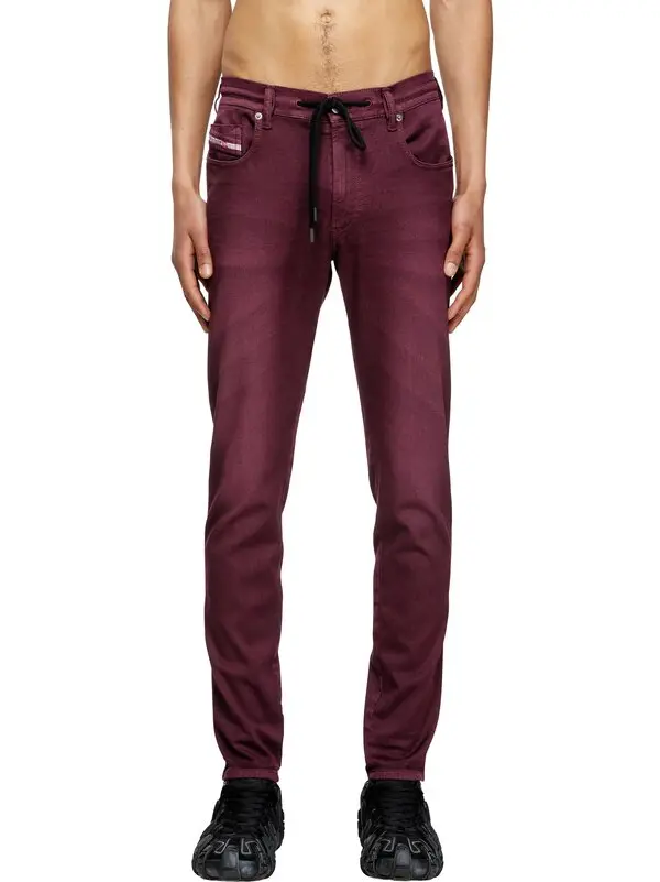 DIESEL® Slim Regular Waist D-strukt Joggjeans - Violet