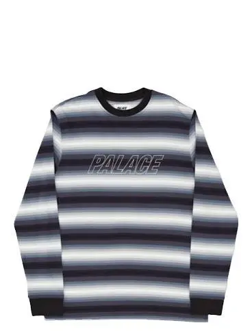 PALACE Fader Stripe Top - Blacks
