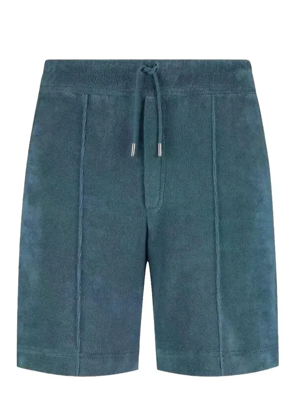 AURELIEN Leisure Drawstring Shorts - Blue