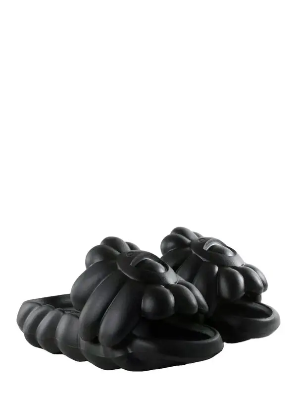 OHANA HATAKE Full-bloom Sandals - Black