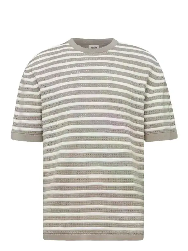 DRYKORN Derico Horizontal-stripe T-shirt - Neutrals