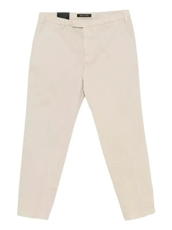 MICHAEL COAL Belt-loop Pocket Trousers - Neutrals