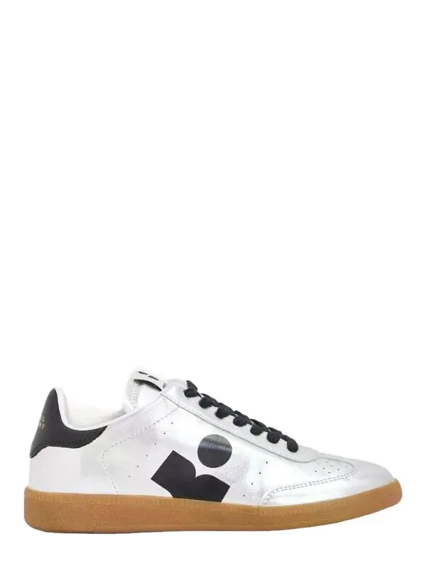 Isabel Marant Étoile Kaycee Metallic Sneakers - Silver