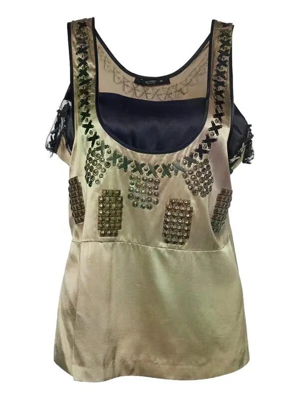 Etro Embellished Sleeveless Top - Neutrals