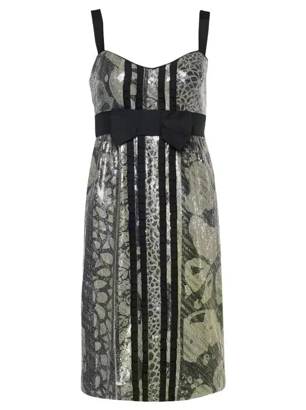 Diane Von Furstenberg Ariba Sequined Dress - Grey