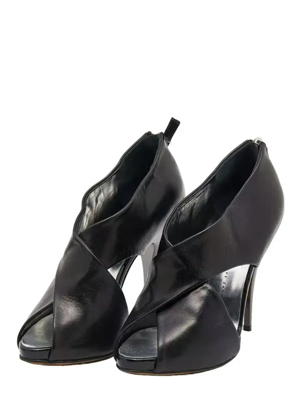 GIUSEPPE ZANOTTI Criss-cross Ankle Boots - Black