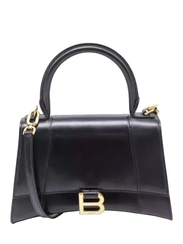 Balenciaga Small Hourglass Tote Bag - Black