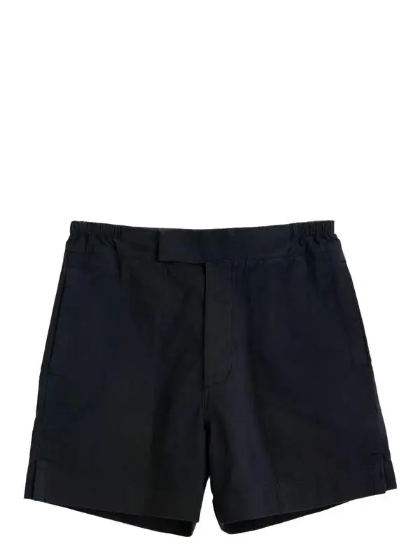 MARGARET HOWELL Elasticated Waistband Shorts - Blue